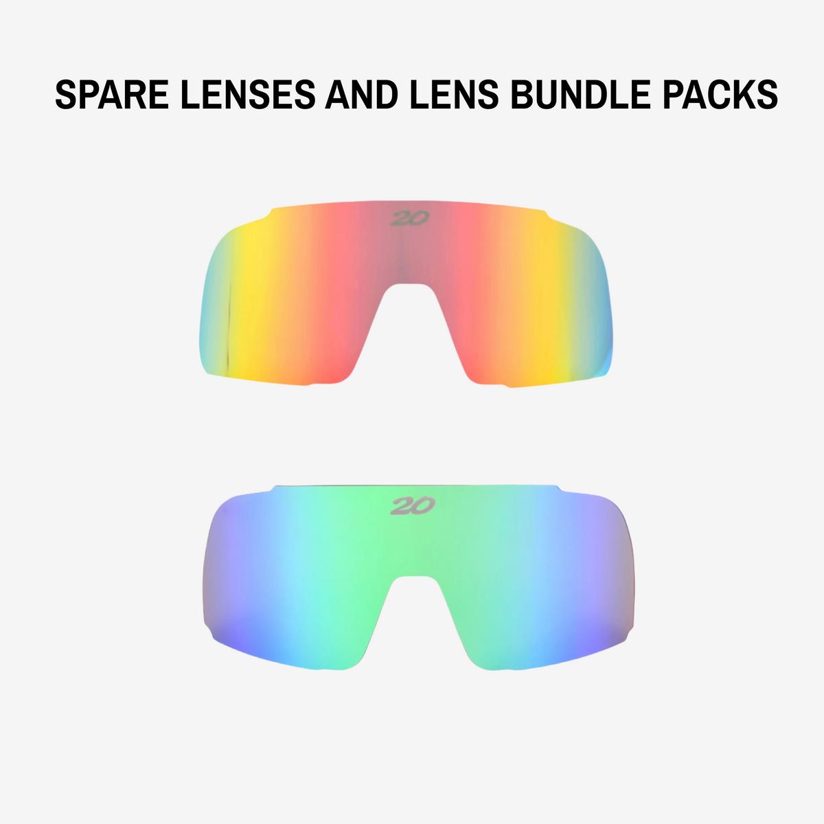 Twenty20 Vision Spare Sunglass Lenses & Replacement Packs